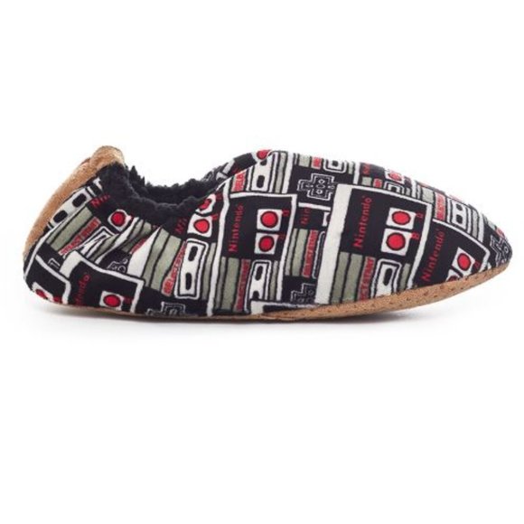 Nintendo | Shoes | Nintendo Mens Fuzzy Slippers | Poshmark